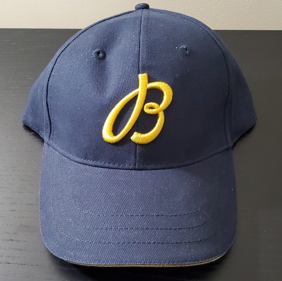 Breitling | Accessories | Breitling Navy Blue Cap With Yellow Logo ...